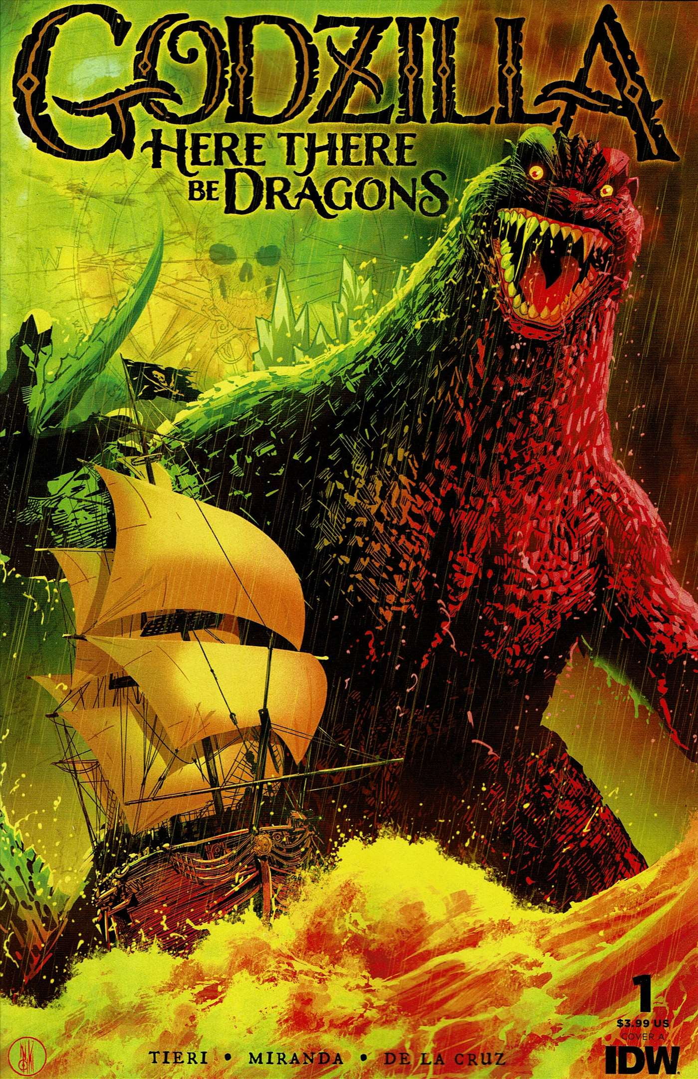 Godzilla: Here There Be Dragons #1A VF ; IDW Comic Book - Walmart.com