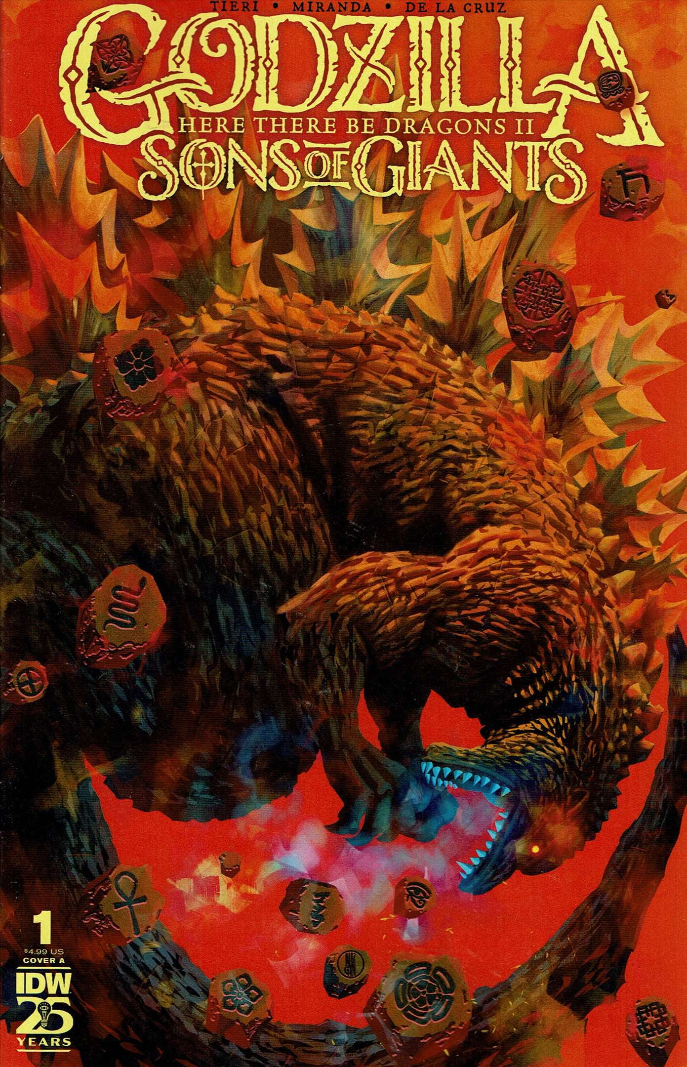Godzilla: Here There Be Dragons II: Sons of Giants #1A VF ; IDW Comic ...