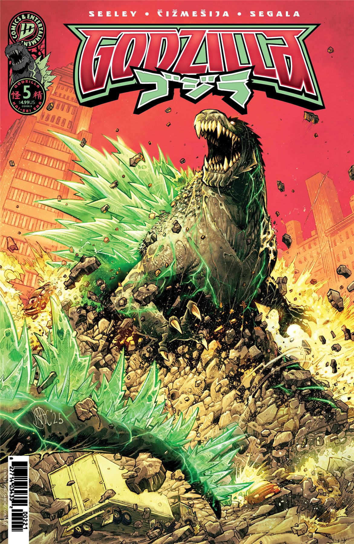 Godzilla [Kai-Sei Era] #5 Variant B (González) IDW Publishing Comic ...