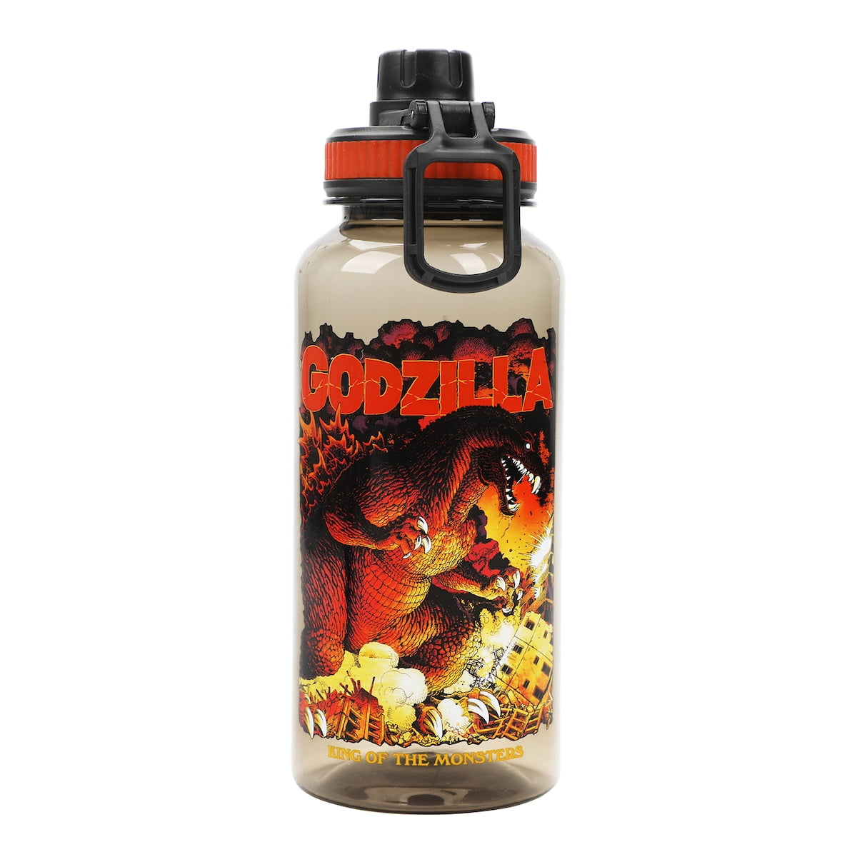 Godzilla King Of The Monsters 32 Oz Black Plastic Water Bottle ...