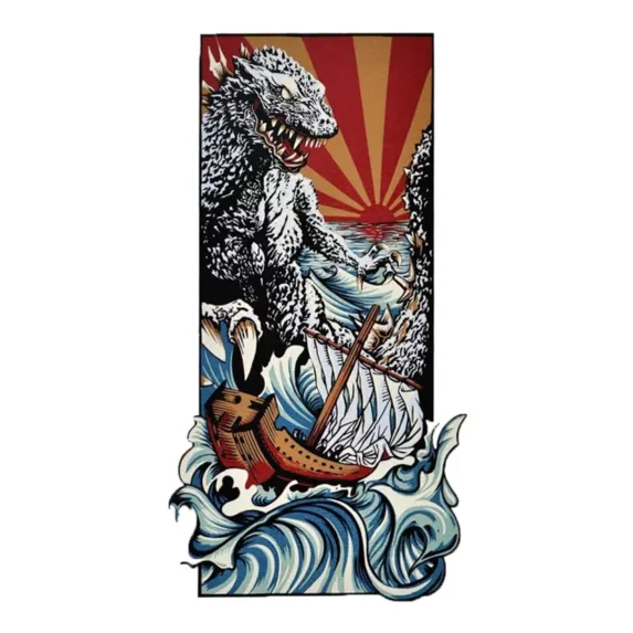 Godzilla King Of The Ocean Stickers Phone Decal Water Bottle Stickers ...