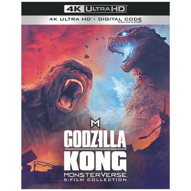 Godzilla/Kong MV 5-Film Coll (4K Ultra HD) [UHD] - Walmart Business ...