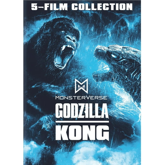 SDS Godzilla Kong Monsterverse 5-Film Collection DVD Action Science ...
