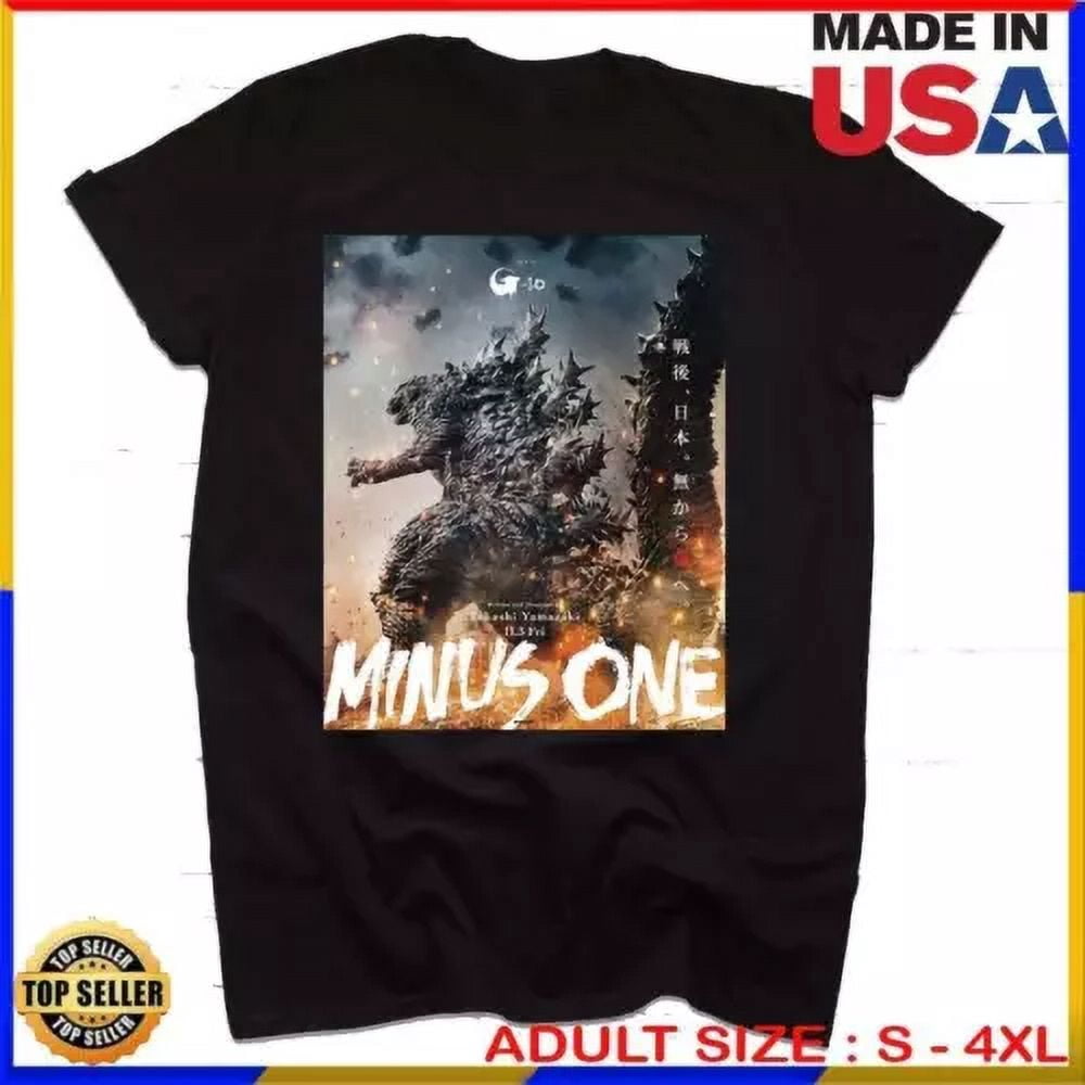 Godzilla Minus One 2023 Tshirt Fan Art Godzilla X Kong Movie Unisex Tee ...