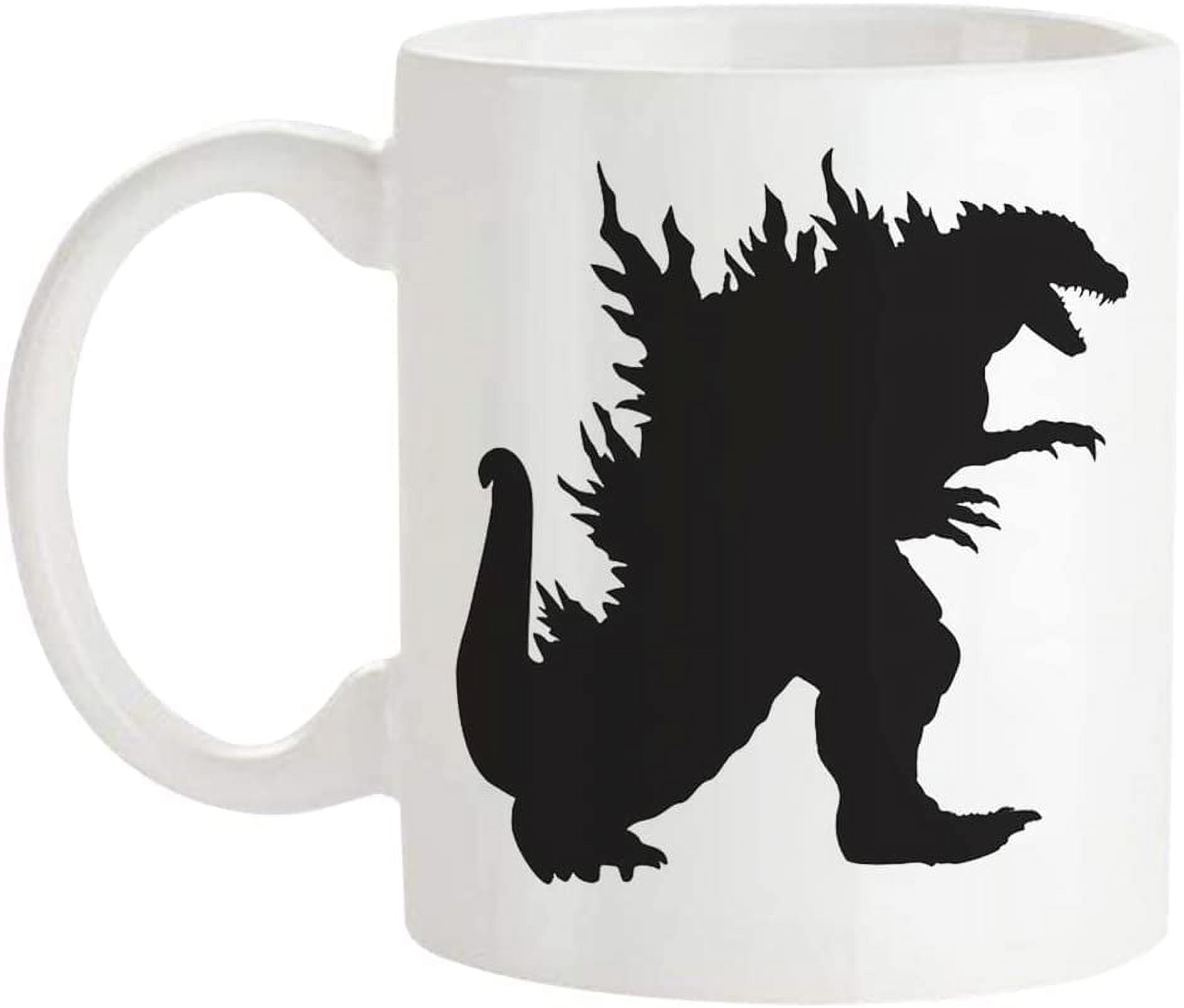 Godzilla Mug, Dinosaur, Monster, Godzilla, 11 Oz Novelty Coffee Mug/Cup ...
