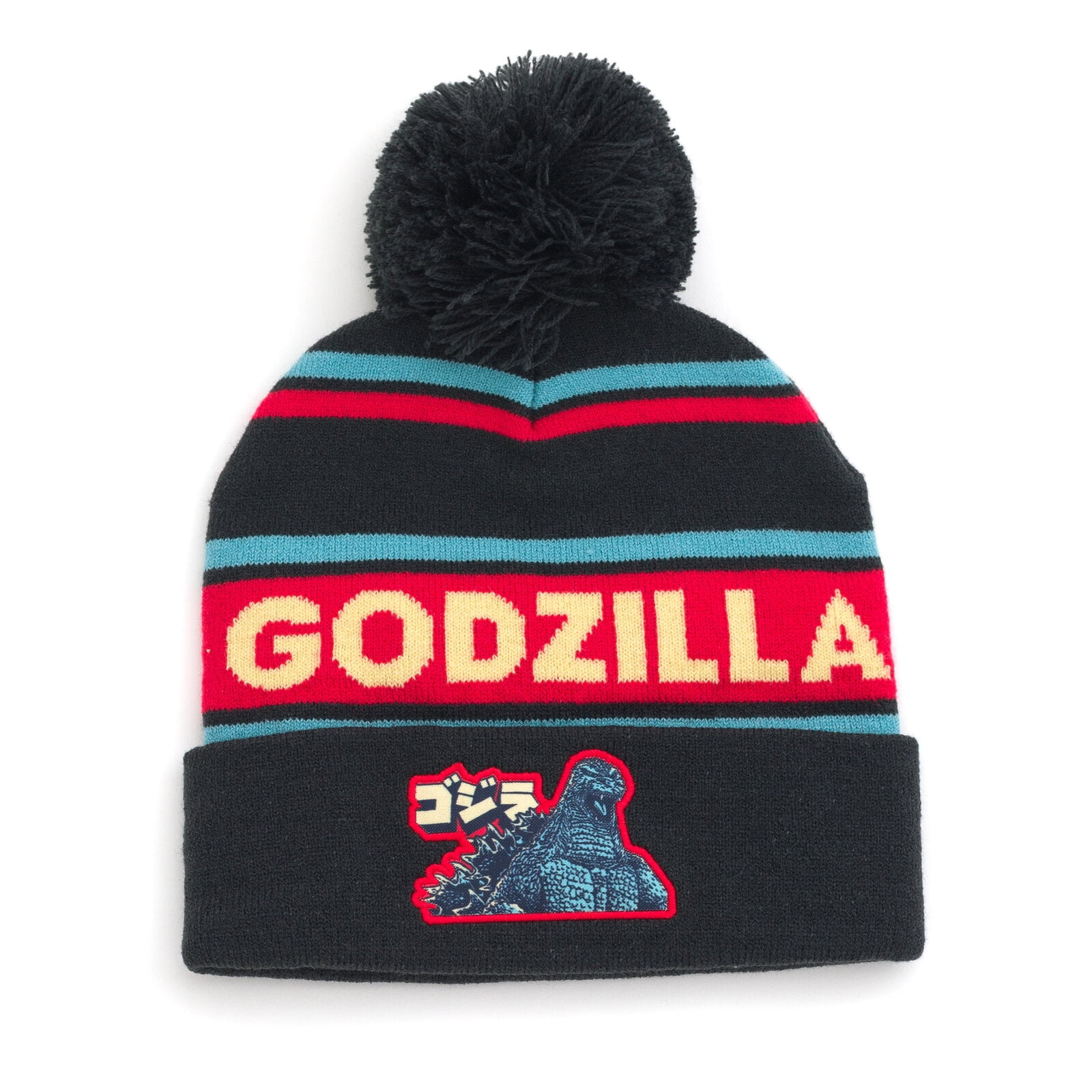 Godzilla Pom Pom Beanie Winter Hat One Size Youth to Adult - Walmart.com