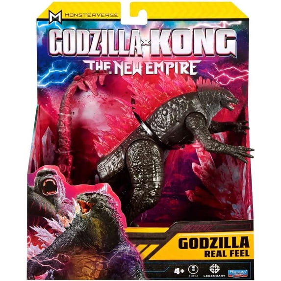 Monsterverse: 6" Real Feal Skin Godzilla Figure by Playmates Toys ...