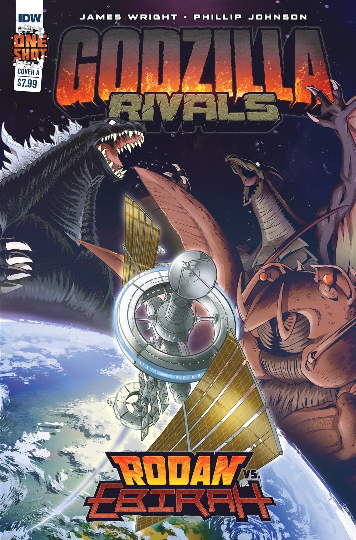 Godzilla Rivals Rodan Vs Ebirah Cvr A Johnson Idw-prh Comic Book ...