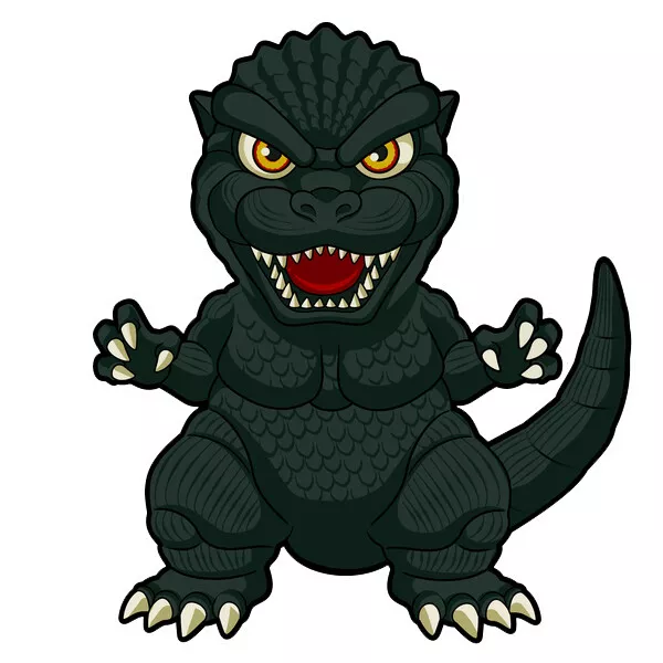 Godzilla Roar Stickers Phone Decal Water Bottle Stickers Car Decals ...