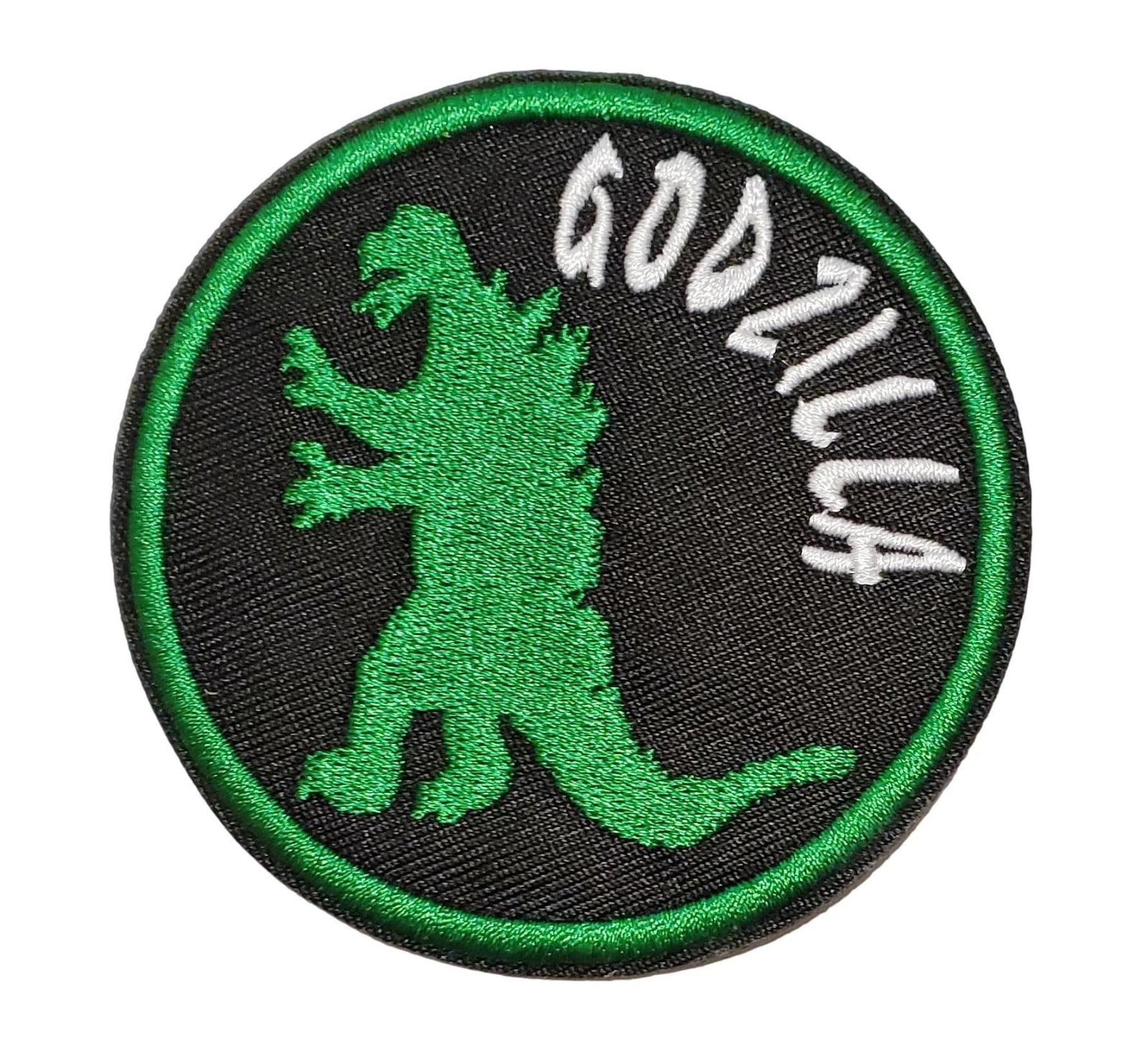 Godzilla Round 3 Inches in Diameter Embroidered Iron On Patch - Walmart.com
