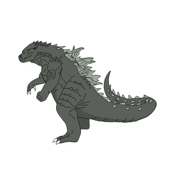 Godzilla Sticker Phone Decal Water Bottle Stickers Car Decals, Laptop ...