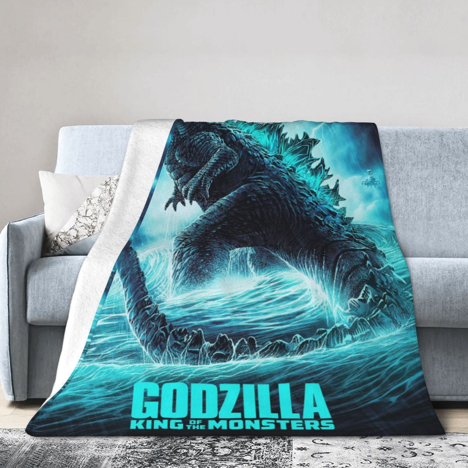 Godzilla Throw Blanket Ultra Plush Flannel Godzilla Blankets for Home ...