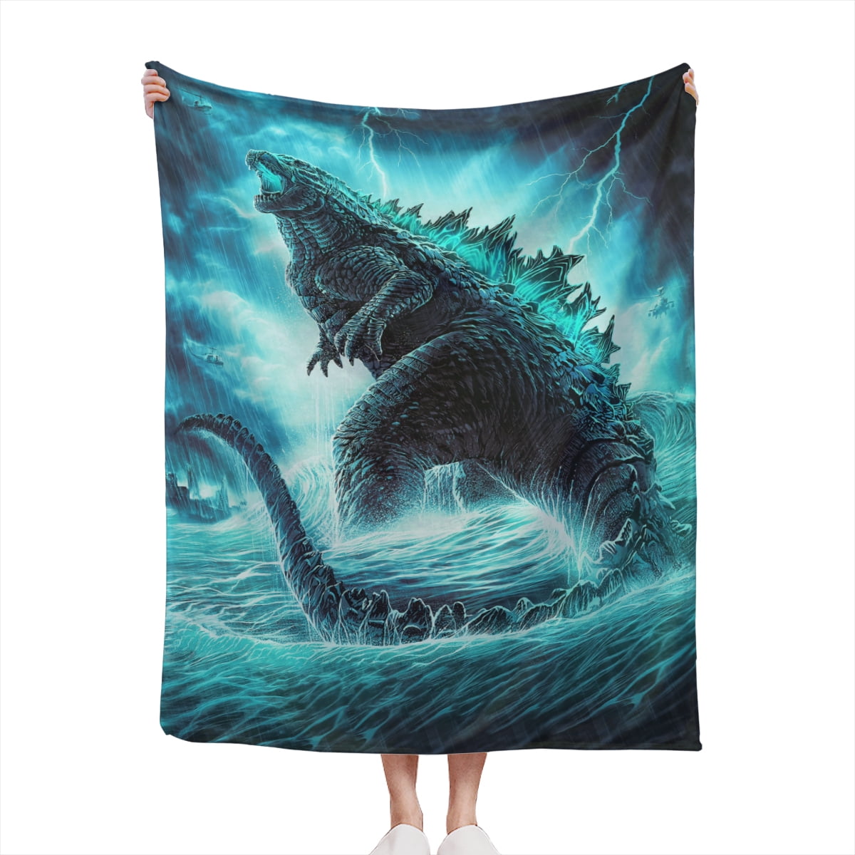 Godzilla Throw Blanket Ultra Plush Flannel Godzilla Blankets for Home ...