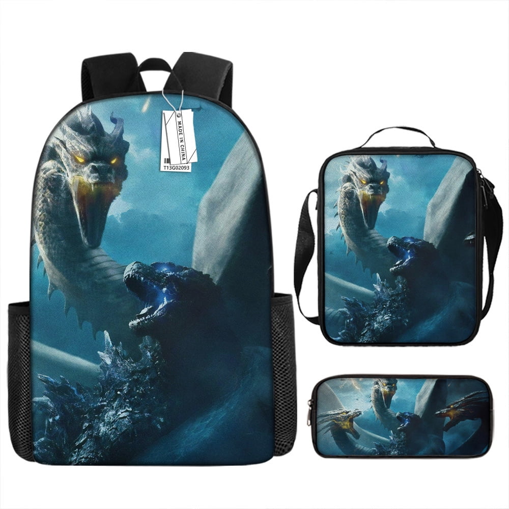 Godzilla Vs King Kong Schoolbag, Student Backpack, Godzilla Vs Kong ...