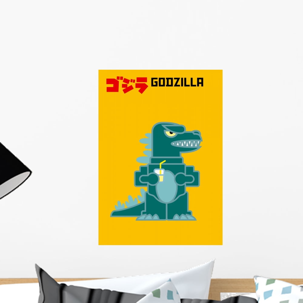 Godzilla Wall Mural by Wallmonkeys Peel and Stick Graphic (18 in H x 13 ...