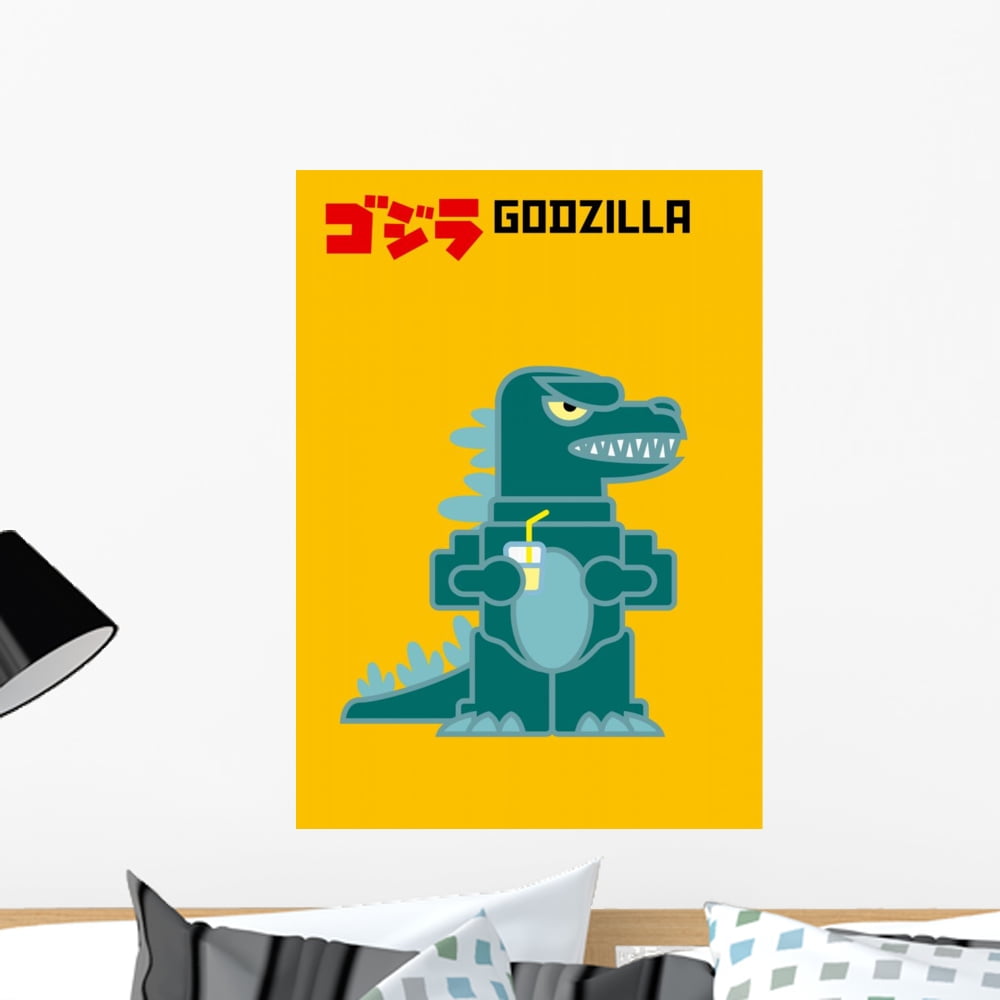 Godzilla Wall Mural by Wallmonkeys Peel and Stick Graphic (24 in H x 17 ...