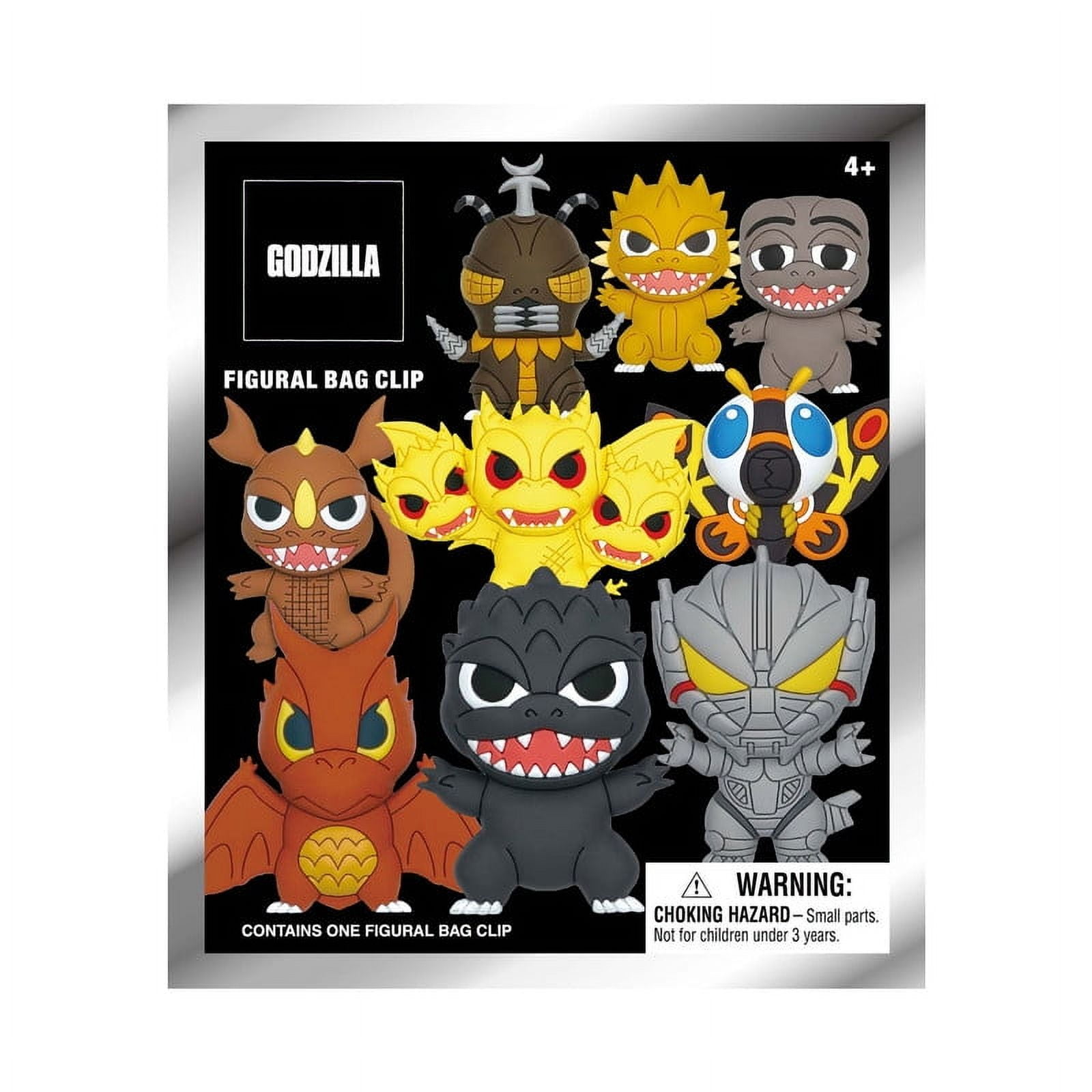 Godzilla classic 3D Foam Bagclip Toy Multicolor - Walmart.com