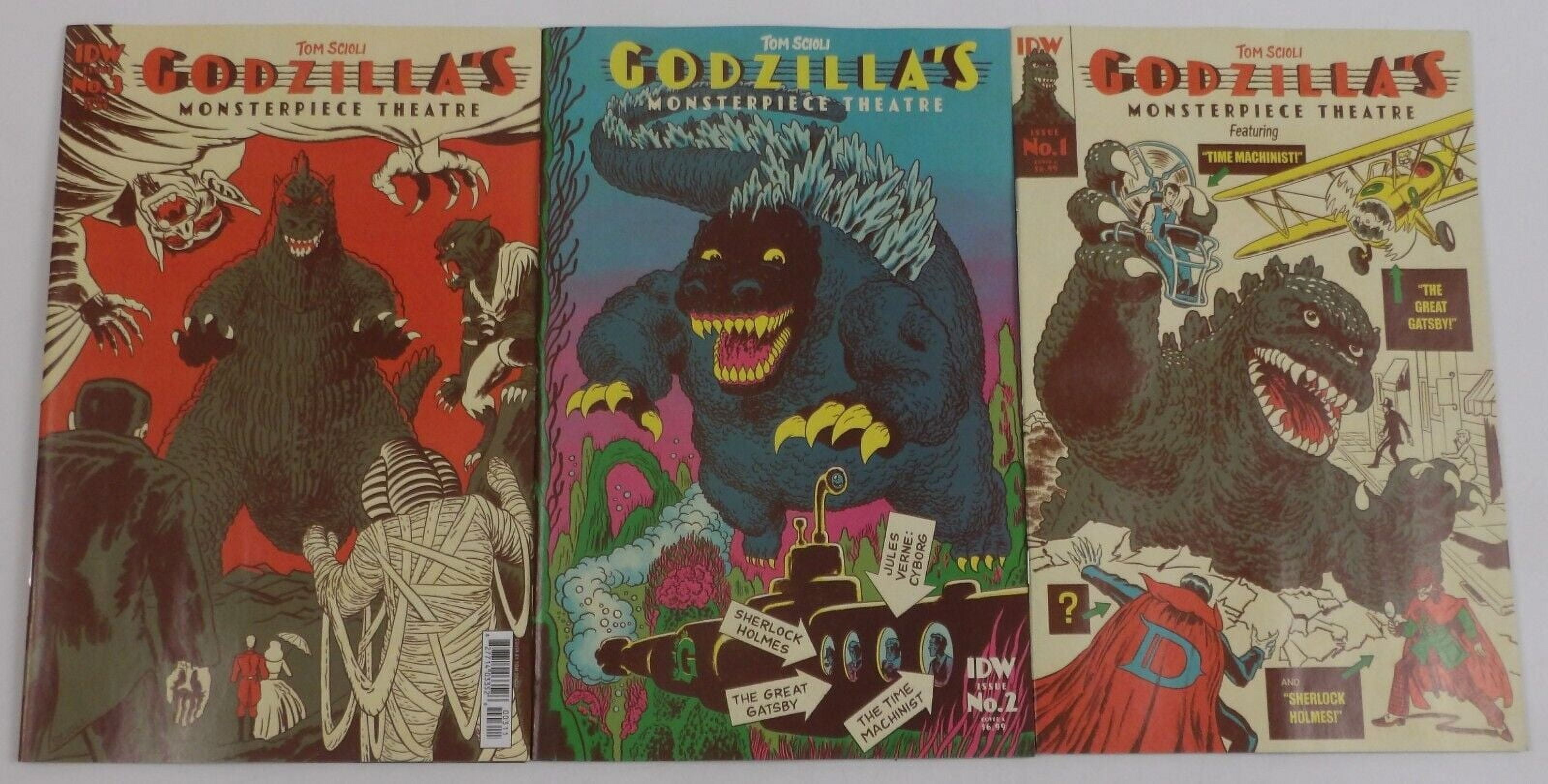 Godzilla's Monsterpiece Theatre #1-3 VF/NM complete series All Cover A ...