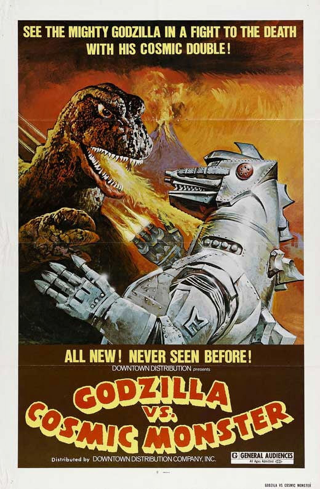 Godzilla vs. Bionic Monster - movie POSTER (Style B) (27" x 40") (1974 ...