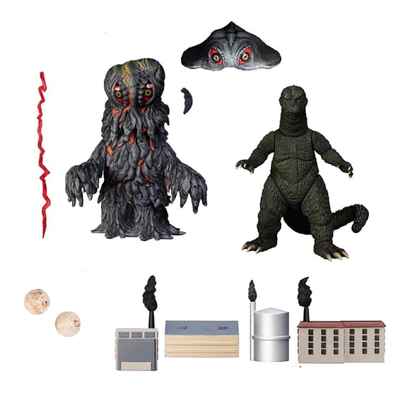 5 Points XL Godzilla vs Hedorah Action Figure Box Set with Accessories ...