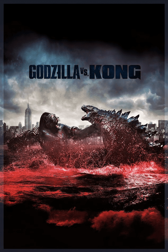 Godzilla vs. Kong (2021) Movie Poster 24x36 Epic Monster Battle, Kaiju ...
