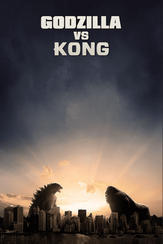 Godzilla vs. Kong 2021 Poster 24x36 - Legendary Monster Clash, Action ...
