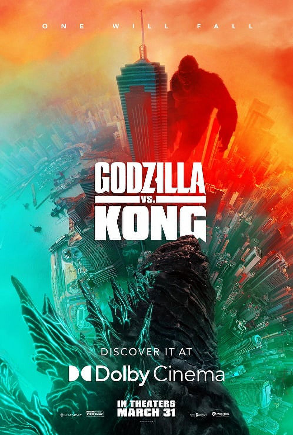 Godzilla vs Kong - Movie Poster (Style C) (11" x 17 ") (2021) - Walmart.com