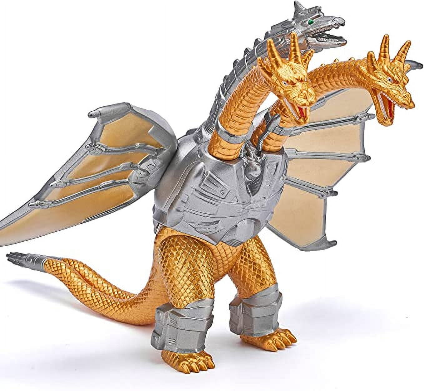 MTSSS Godzilla vs. Mecha King Ghidorah: Mecha Ghidorah Gidora 3 Head Gold Dragon Action Figure ...
