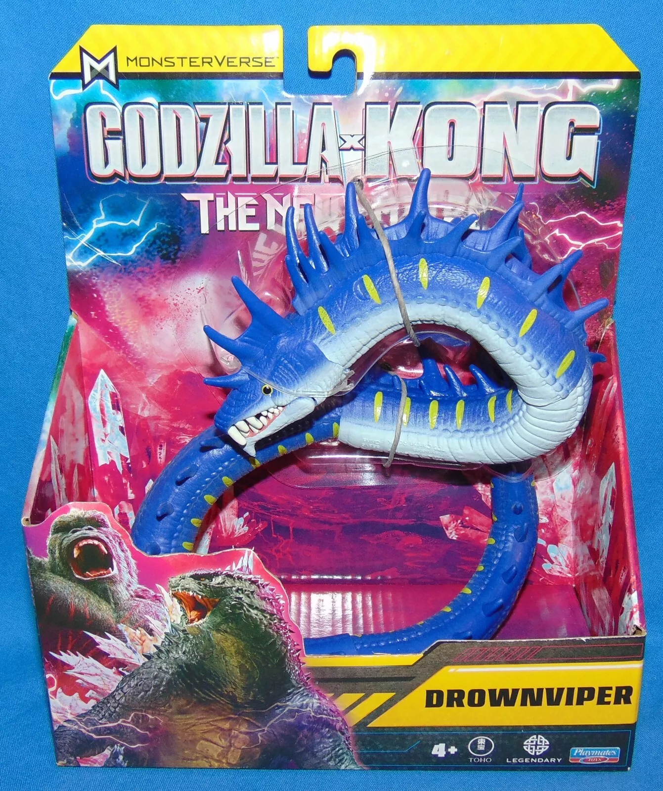 Godzilla x King Kong DROWNVIPER with Removable Head *NEW* 6" 2024 NEW ...