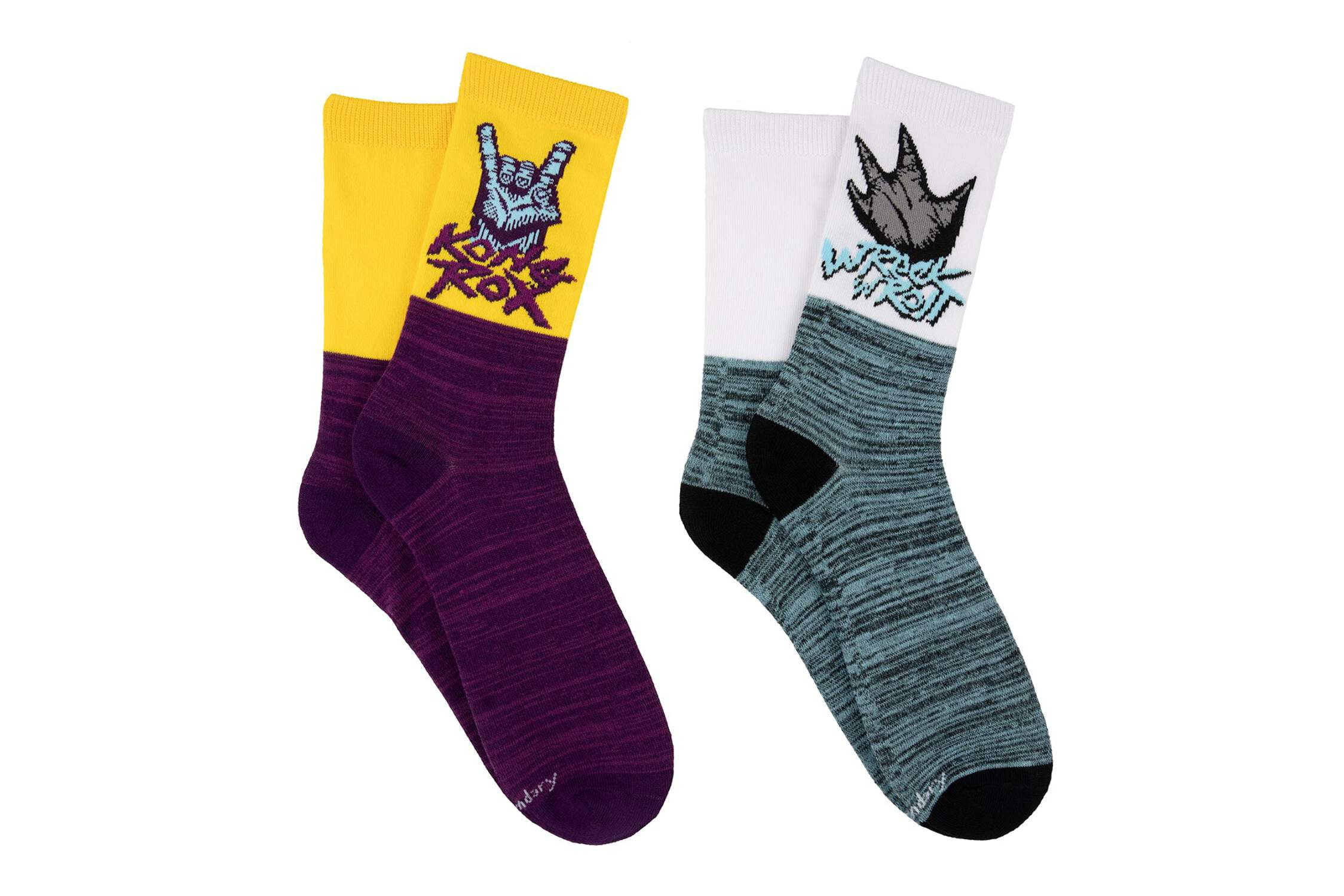 Godzilla x Kong 2 Pair Pack Crew Socks - Walmart.com