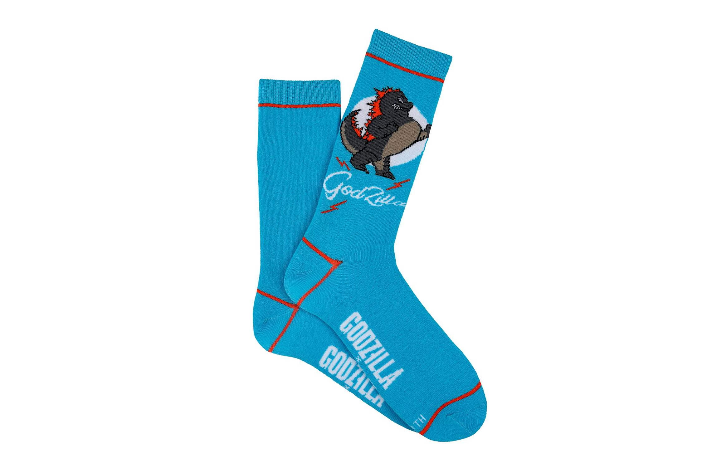 Godzilla x Kong Collegiate Godzilla Crew Sock - Walmart.com