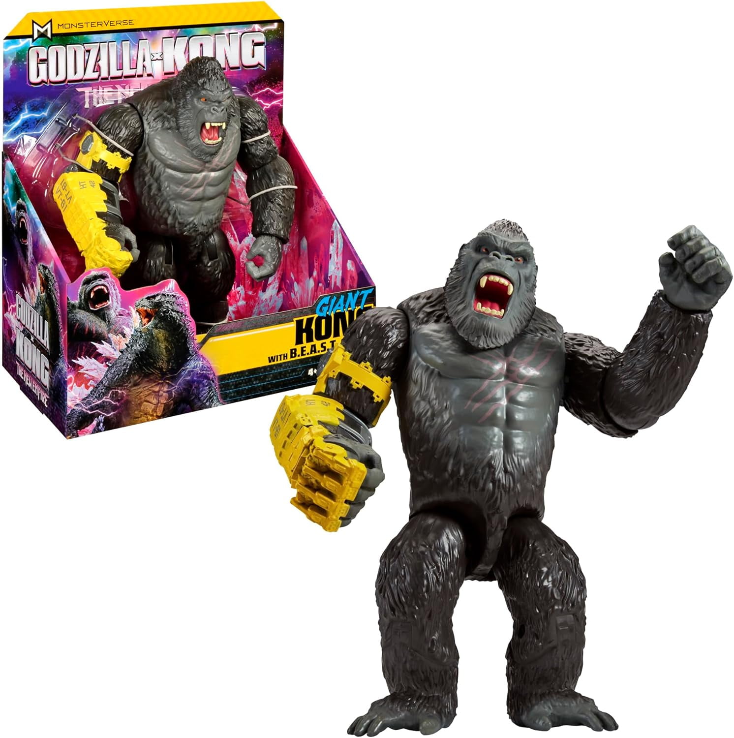 Godzilla x Kong: 11Inch KING KONG TOY SET WITH BEAST GLOVE Action ...