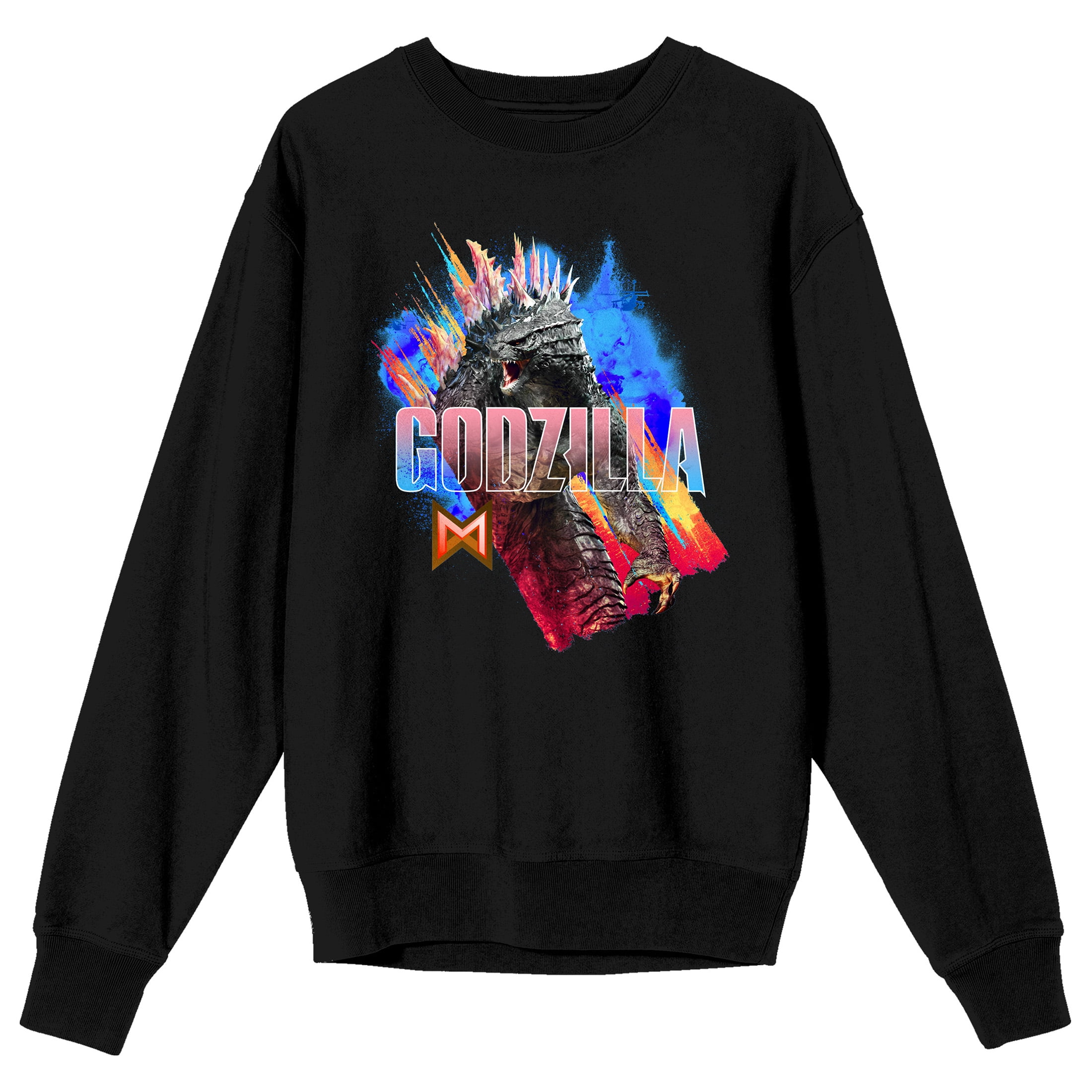 Godzilla x Kong: The New Empire Godzilla In Smoke Crew Neck Long Sleeve ...