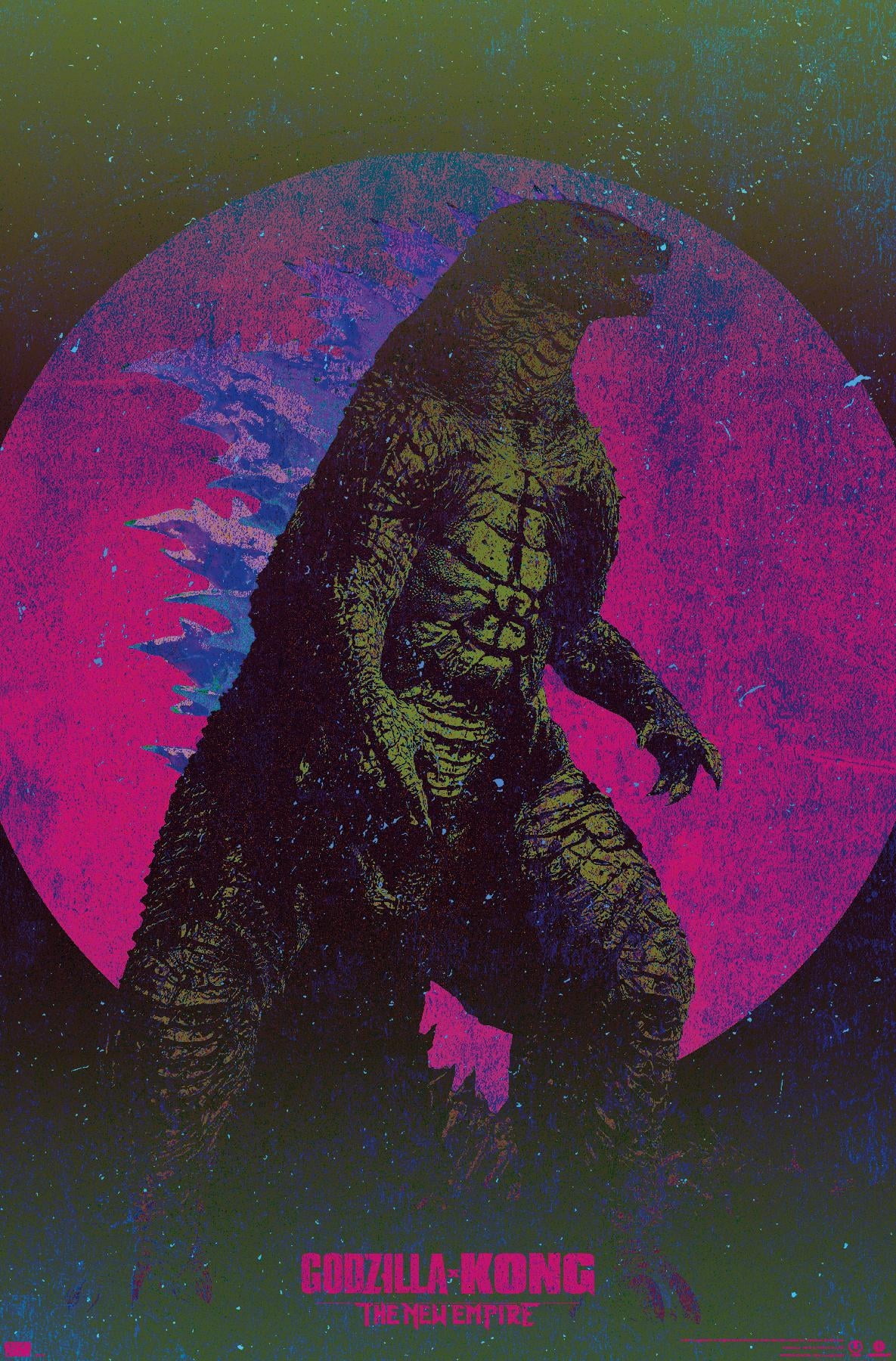 Godzilla x Kong: The New Empire - Godzilla Sun Wall Poster, 22.375" x ...