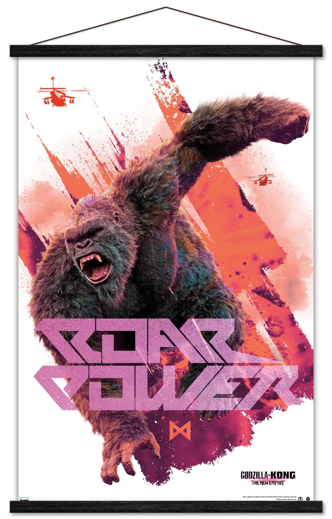 Godzilla x Kong: The New Empire - Roar Power Wall Poster with Magnetic ...
