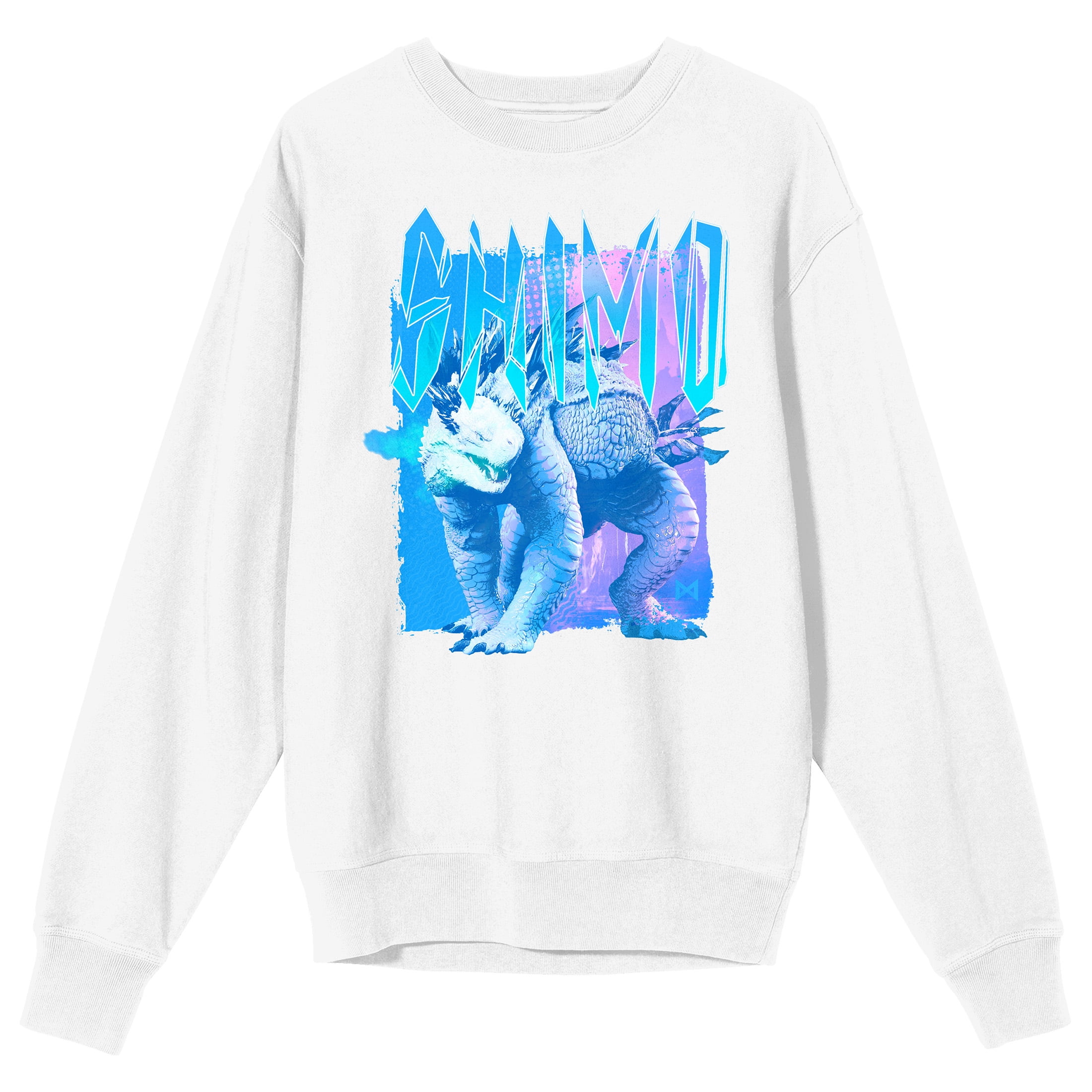 Godzilla x Kong: The New Empire Shimo Crew Neck Long Sleeve Adult White ...