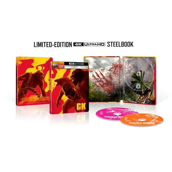 Godzilla x Kong: The New Empire (Walmart Exclusive) (Steelbook) (4K Ultra HD + Blu-ray + Digital ...