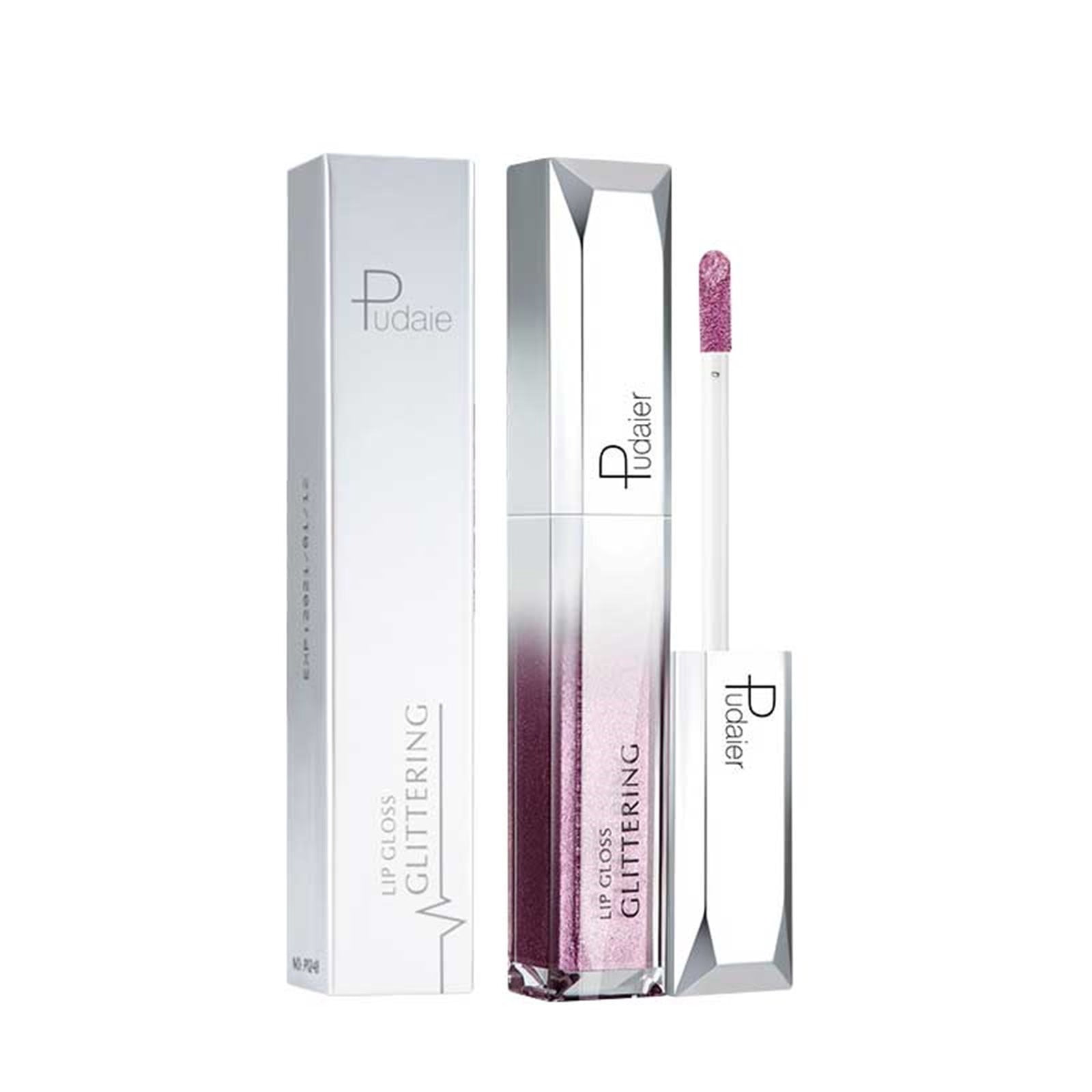 GoeBin Shimmery Glitter Lip Gloss Liquid Lipstick Set Plumping Lip Oil ...