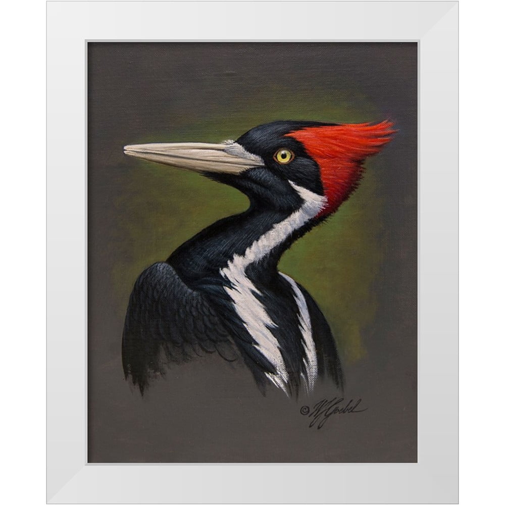 Goebel, Wilhelm 15x18 White Modern Wood Framed Museum Art Print Titled ...