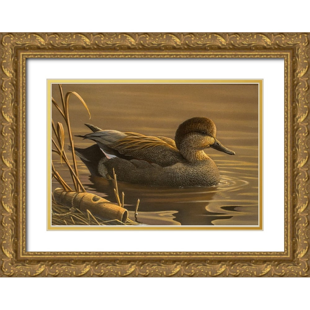 Goebel, Wilhelm 18x14 Gold Ornate Wood Framed with Double Matting ...
