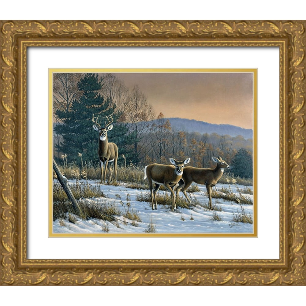 Goebel, Wilhelm 18x15 Gold Ornate Wood Framed with Double Matting ...