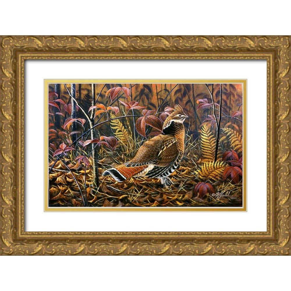 Goebel, Wilhelm 24x17 Gold Ornate Wood Framed with Double Matting Museum Art Print Titled ...