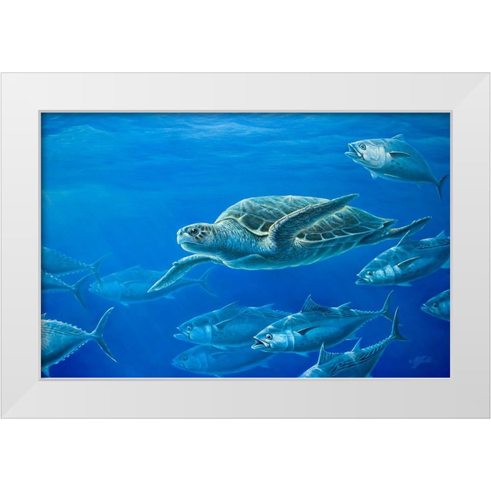 Goebel, Wilhelm 24x17 White Modern Wood Framed Museum Art Print Titled ...