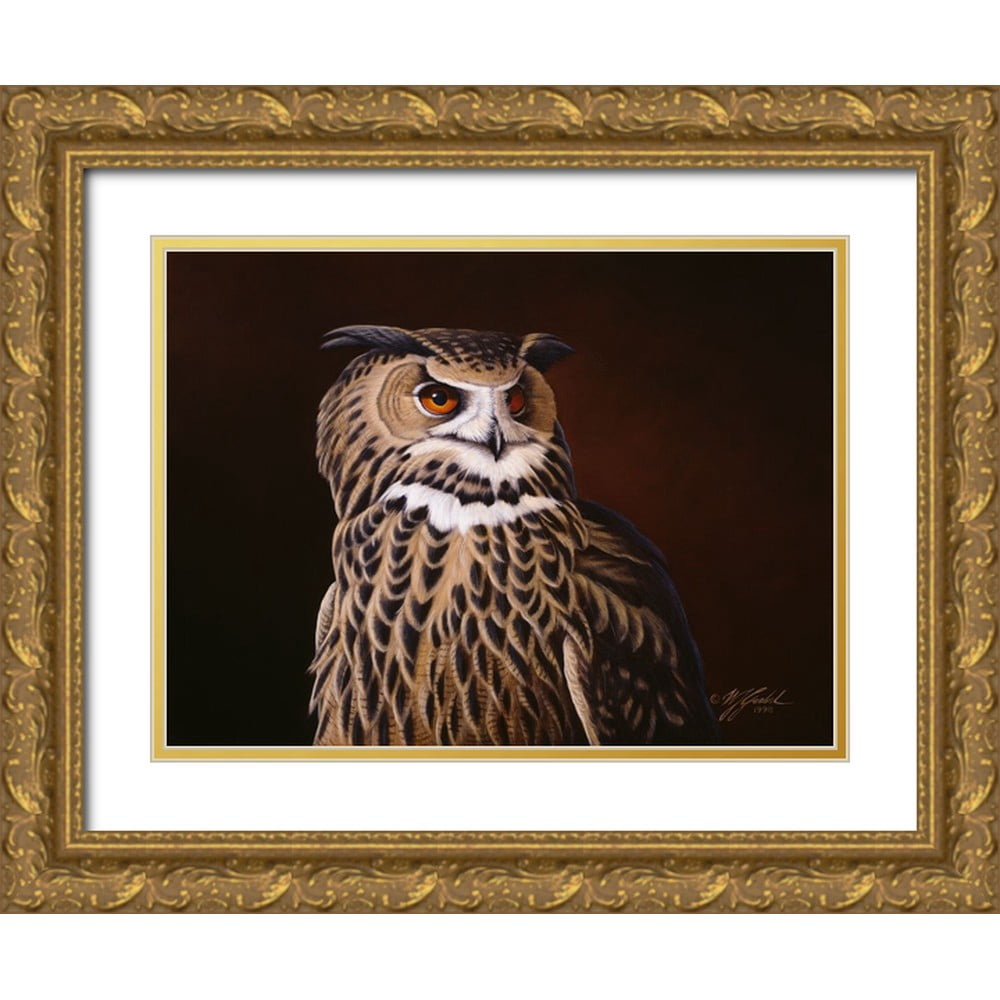Goebel, Wilhelm 24x19 Gold Ornate Wood Framed with Double Matting ...