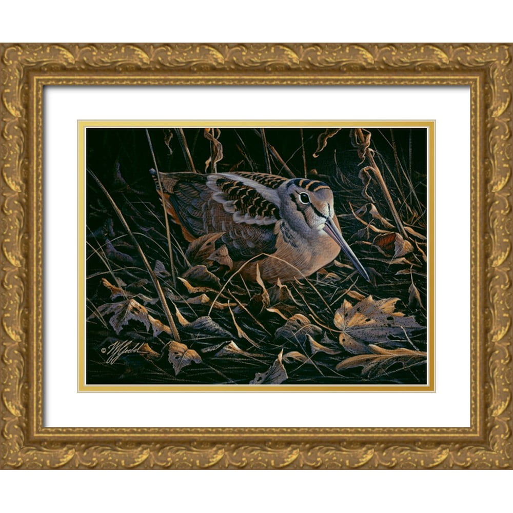 Goebel, Wilhelm 24x19 Gold Ornate Wood Framed with Double Matting ...