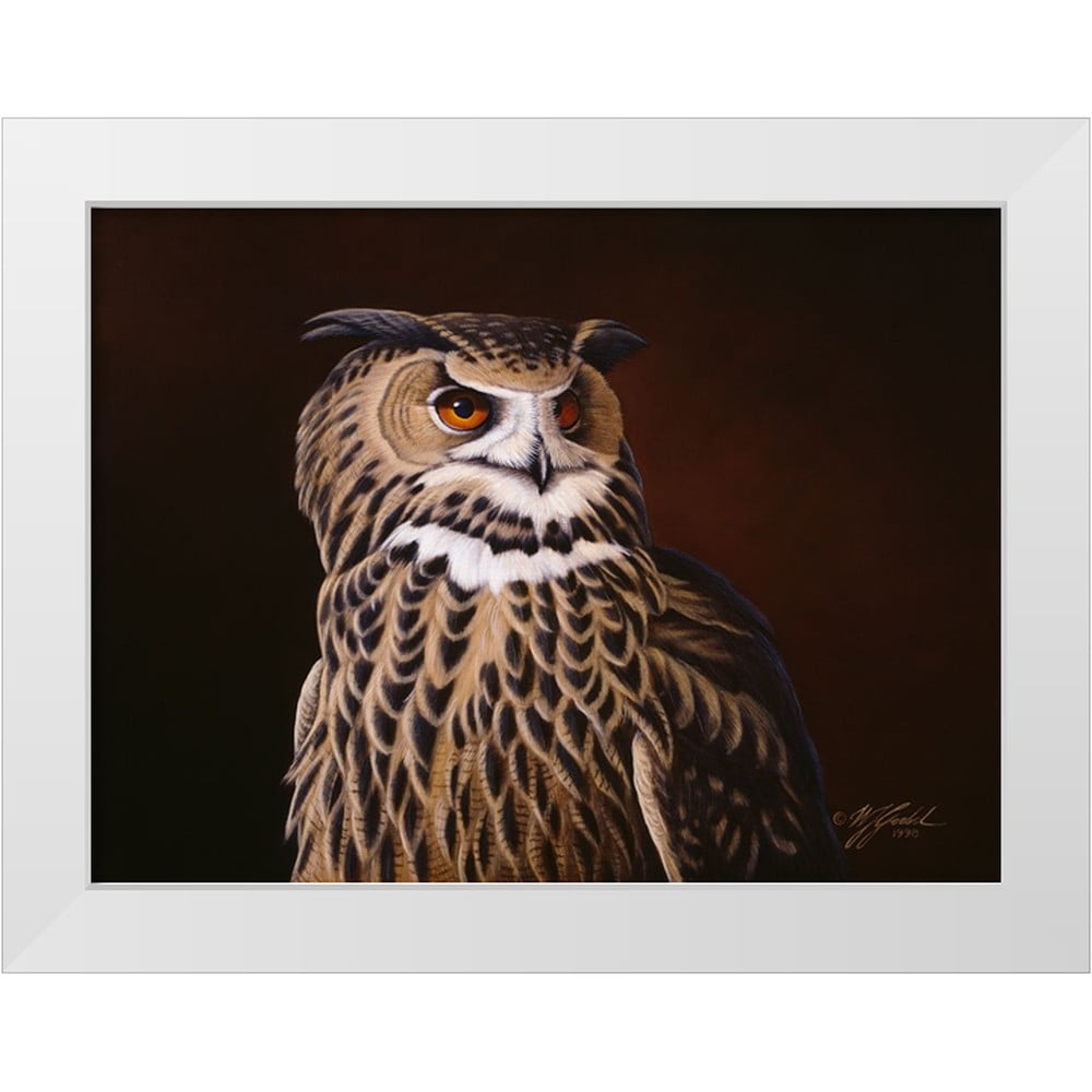 Goebel, Wilhelm 24x19 White Modern Wood Framed Museum Art Print Titled ...