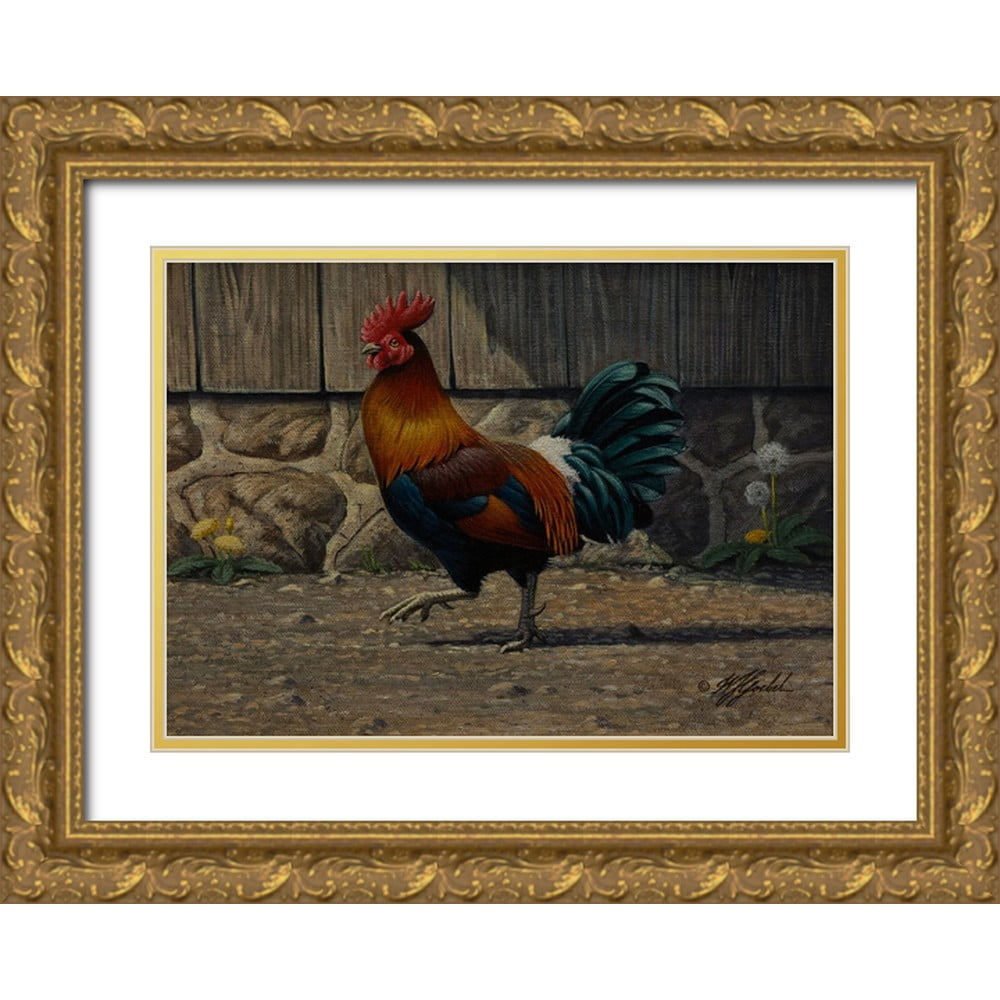 Goebel, Wilhelm 32x24 Gold Ornate Wood Framed with Double Matting ...