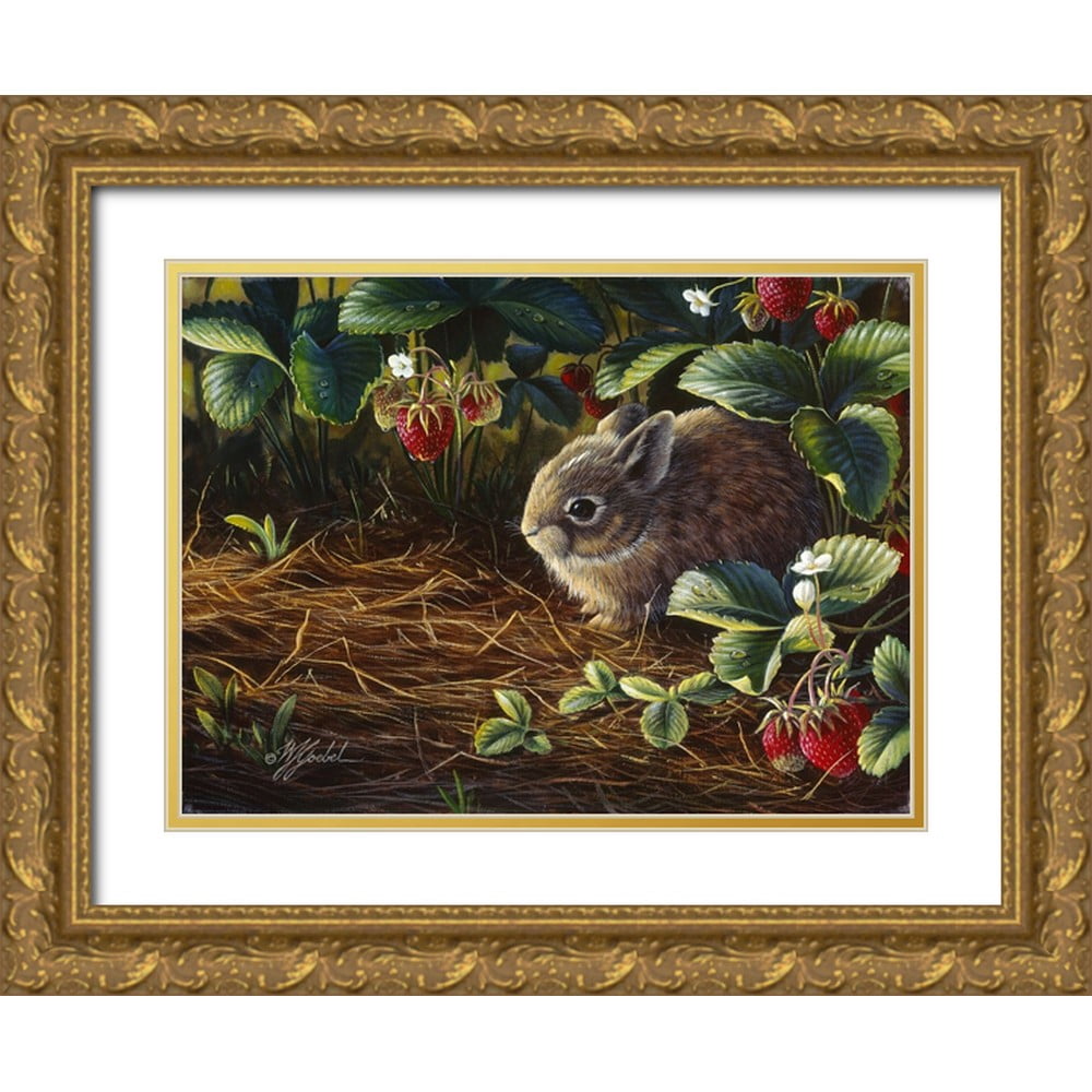 Goebel, Wilhelm 32x25 Gold Ornate Wood Framed with Double Matting ...