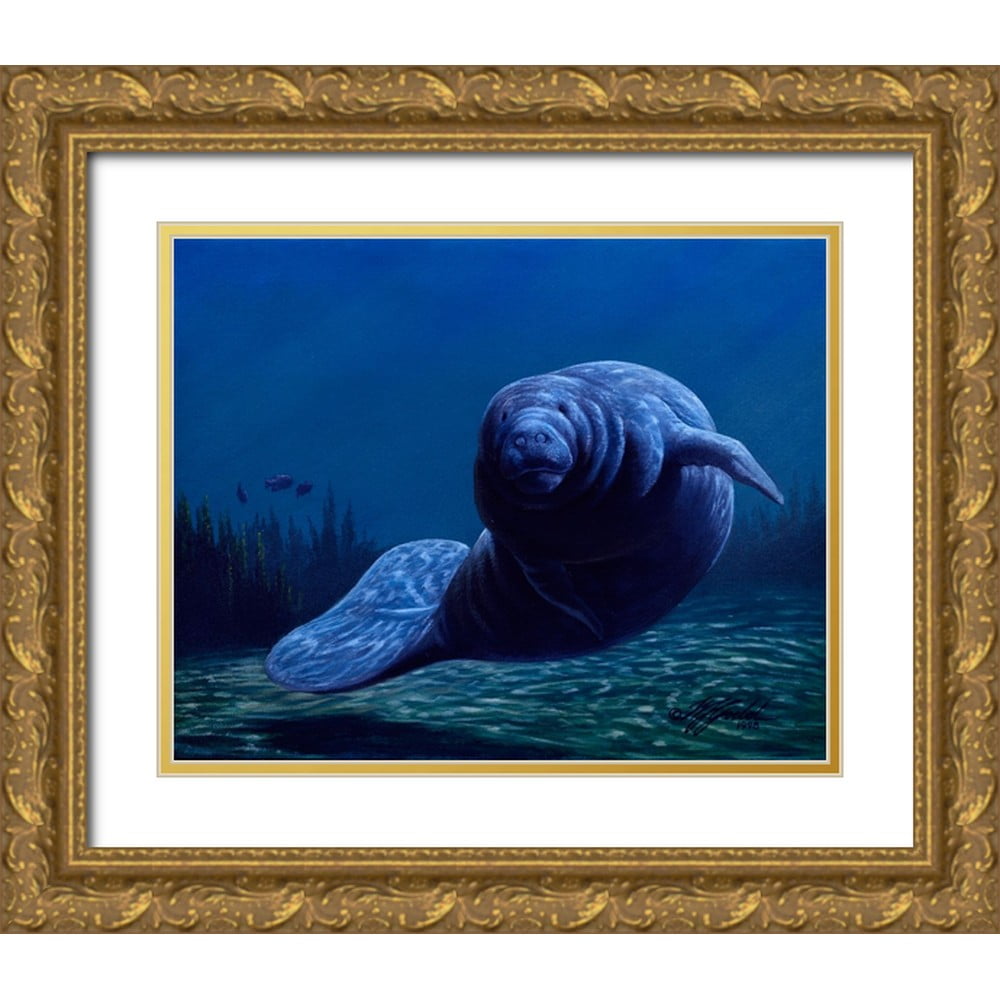 Goebel, Wilhelm 32x26 Gold Ornate Wood Framed with Double Matting ...