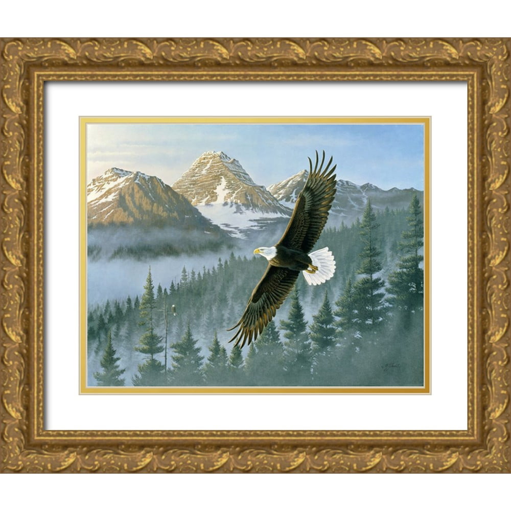 Goebel, Wilhelm 32x26 Gold Ornate Wood Framed with Double Matting ...